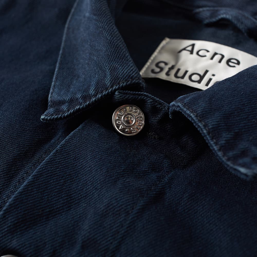 Acne Studios Who Denim Jacket Overdyed Black | END. (UK)