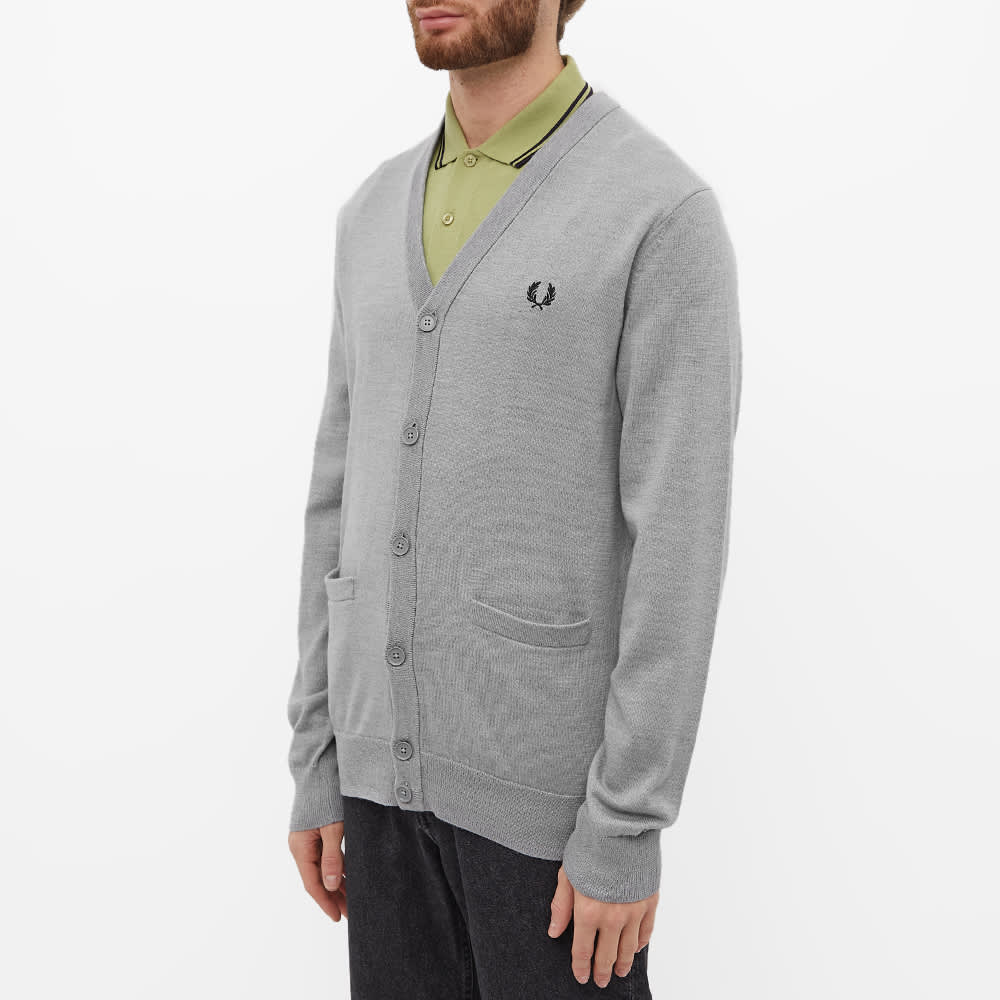 Fred Perry Cardigan Steel Marl | END. (US)
