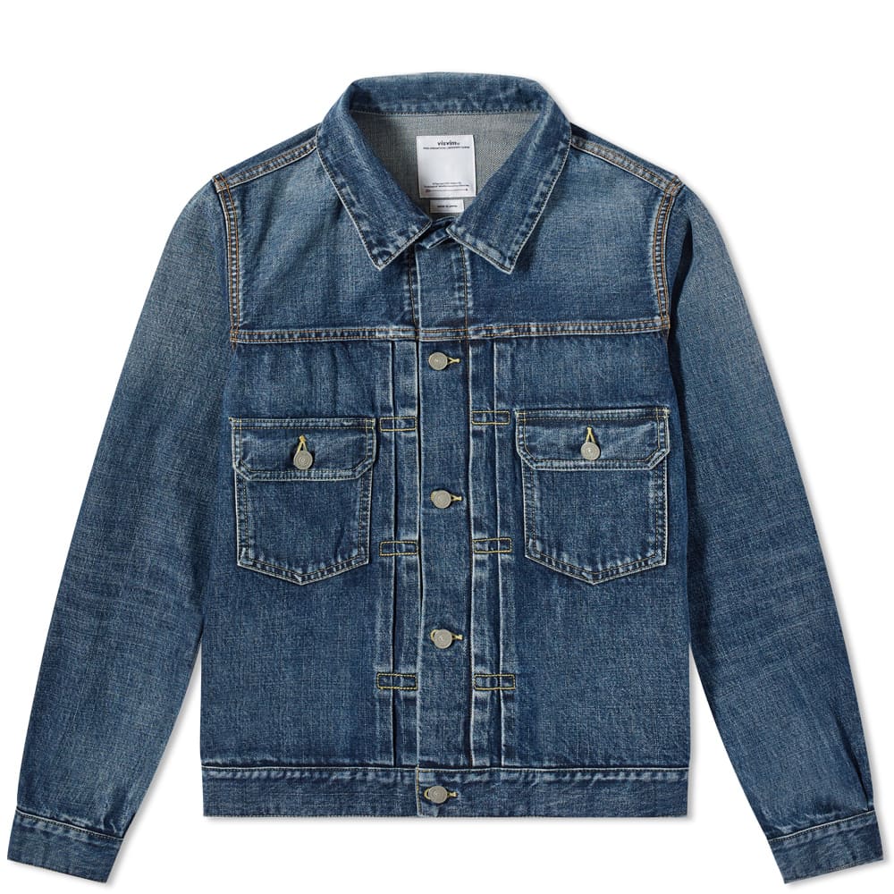Visvim Ss101 Damaged Denim Jacket Blue | END.