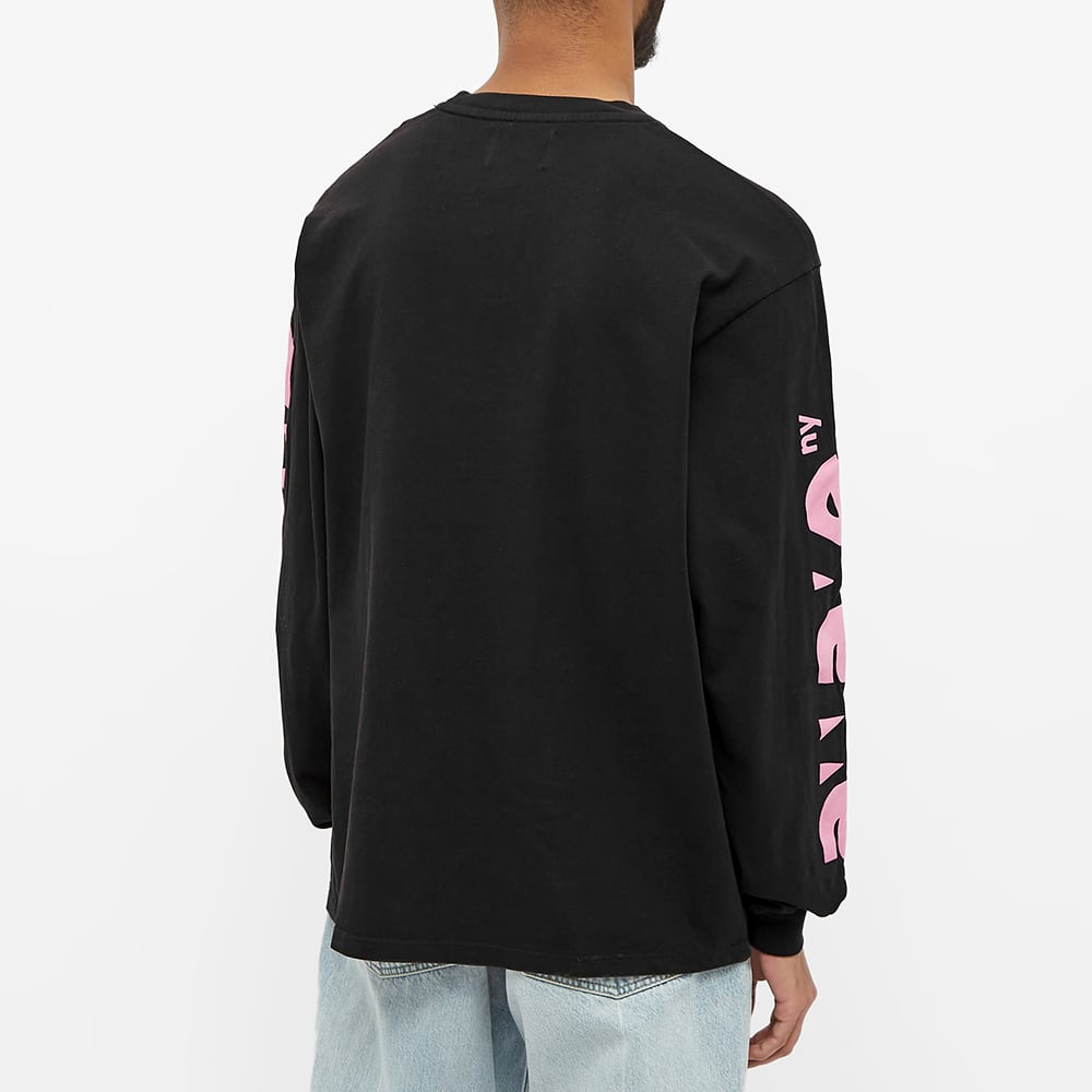 Awake NY Long Sleeve Block Out Logo Tee Black | END. (US)