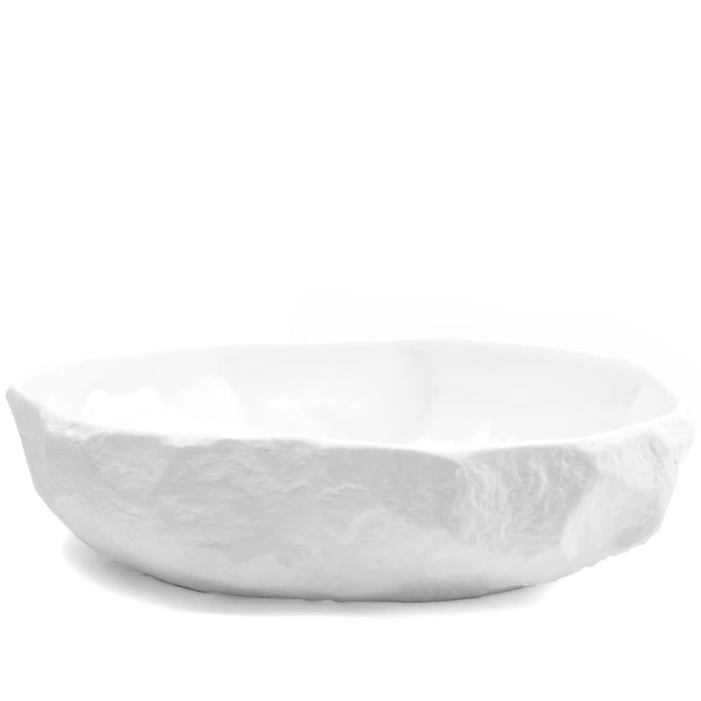 1882 x Max Lamb Crockery Large Flat Bowl White | END. (ES)