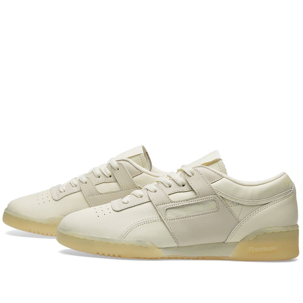 Reebok Workout Low Clean BS Olympic Creme & Washed Yellow | END. (IE)