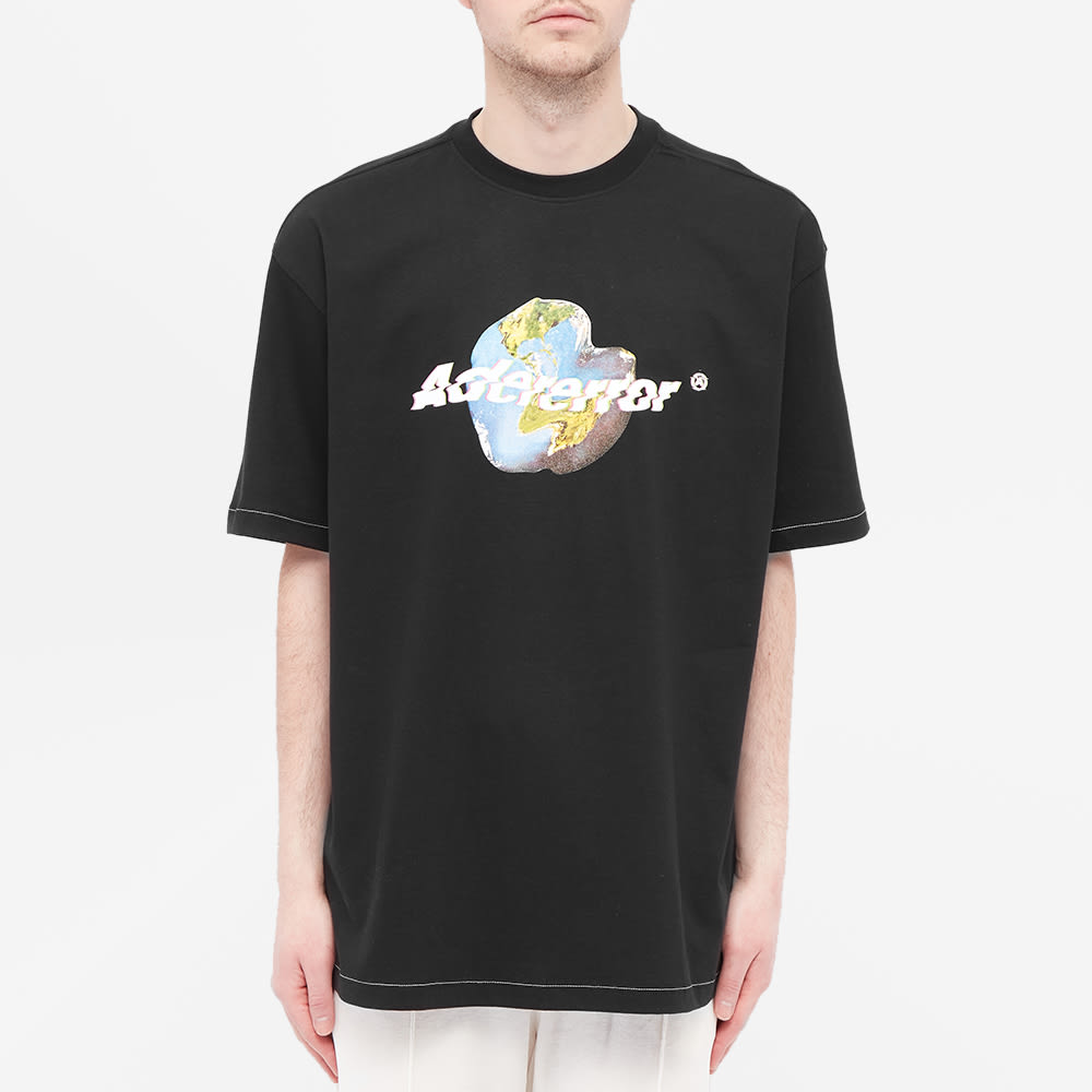 Ader Error Earth Logo Tee Black End It 