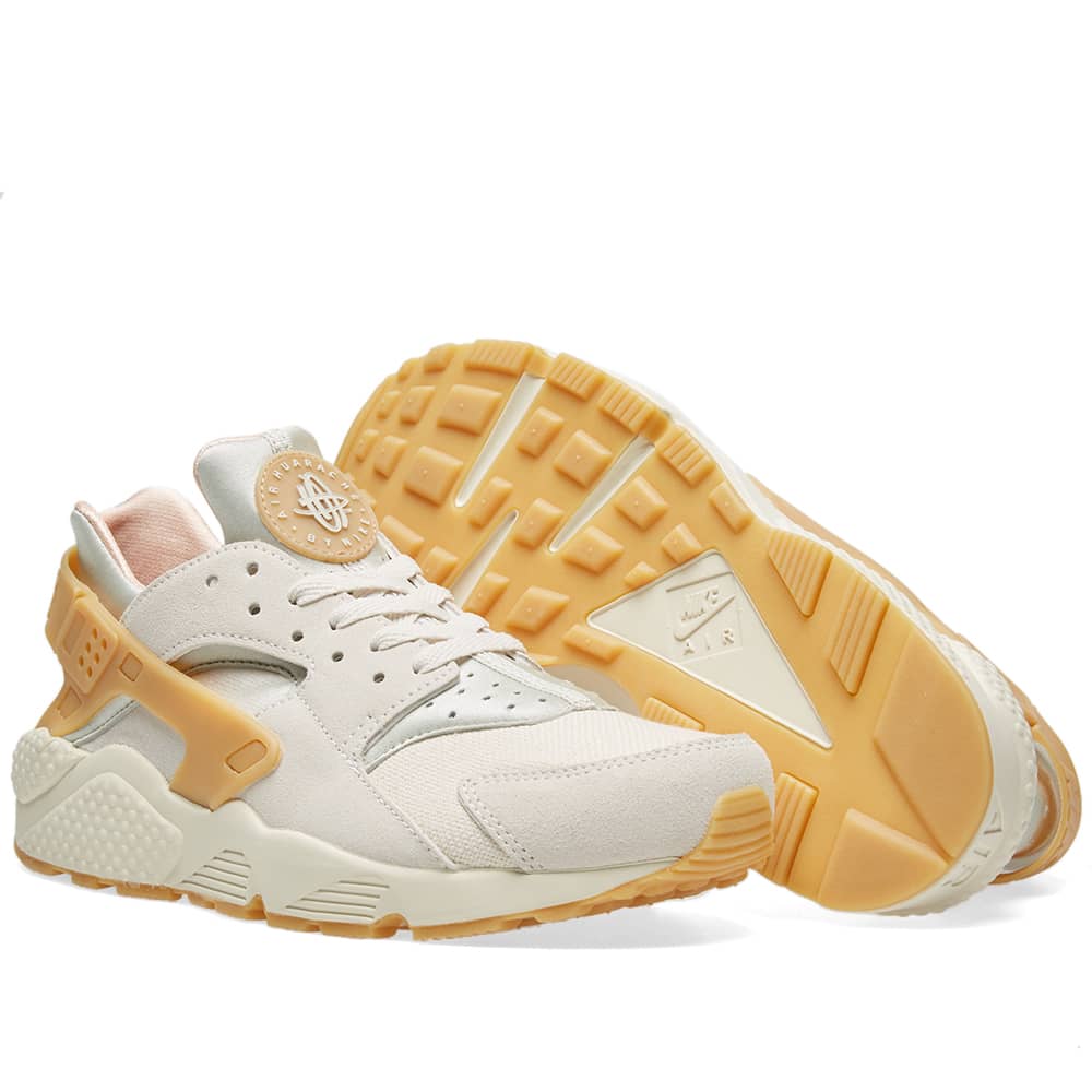 Nike Air Huarache Run SE Phantom, Gum Yellow & Bone | END.