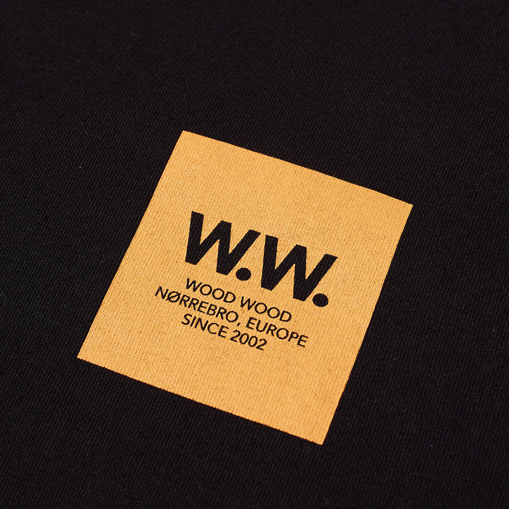 Wood Wood Chest Logo Sami Tee Black | END. (NL)