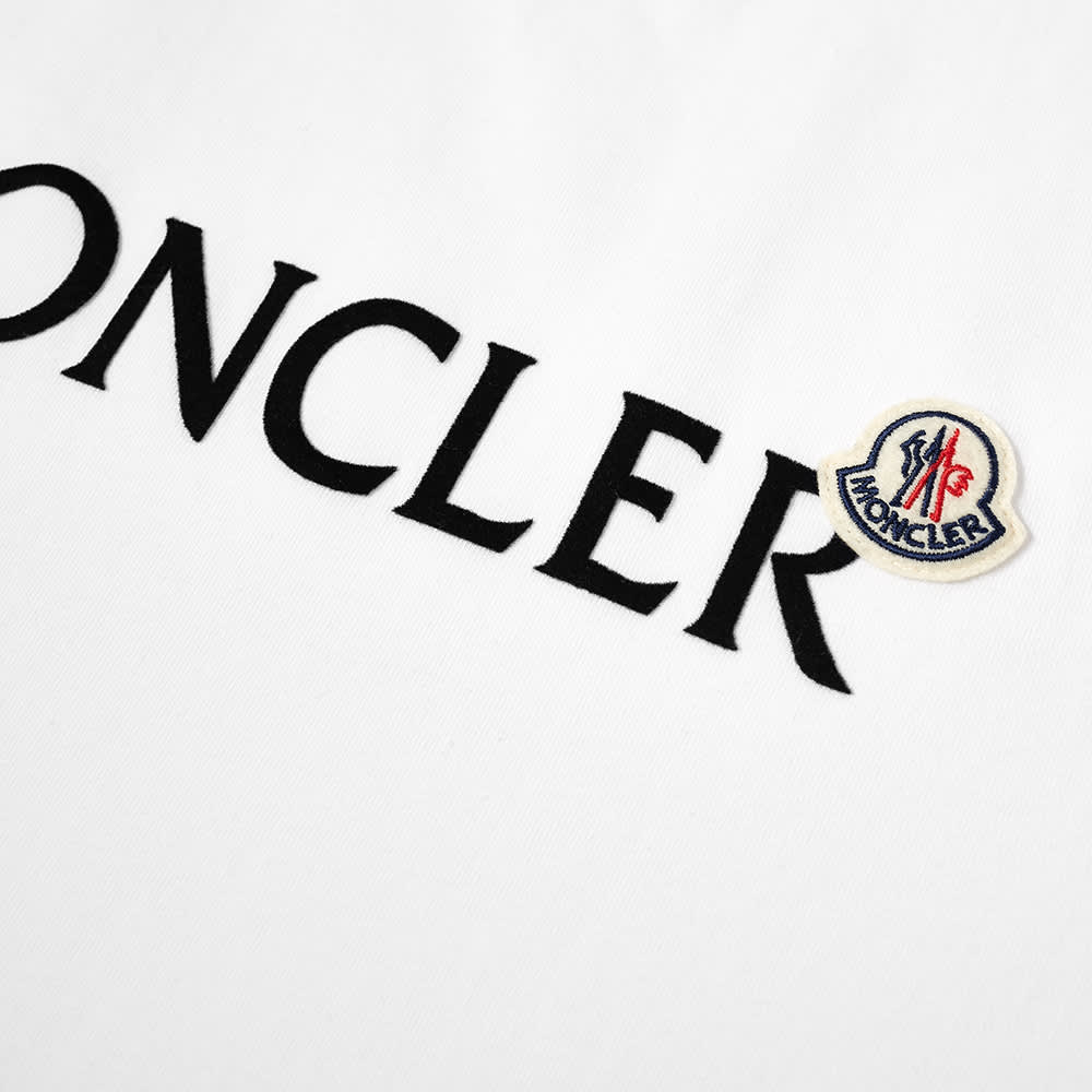 Moncler Text Logo Tee White | END. (KR)