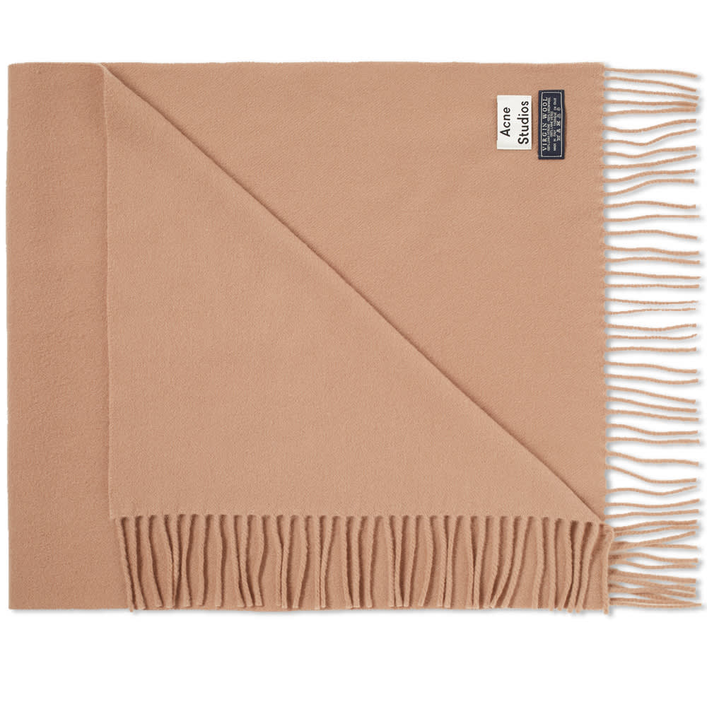 Acne Studios Canada Narrow Scarf Caramel Brown | END. (AU)