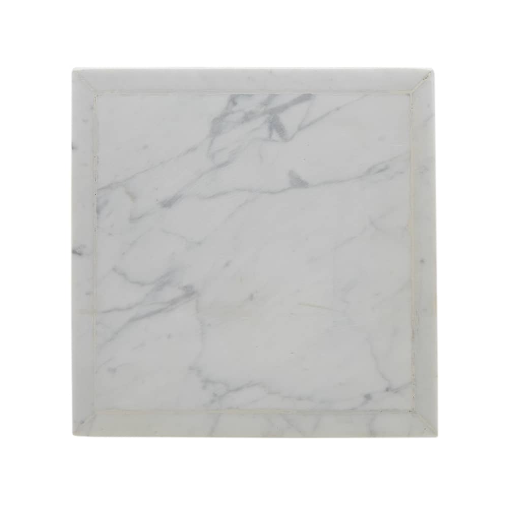 HAY Small Marble Tray Carrara Marble | END.