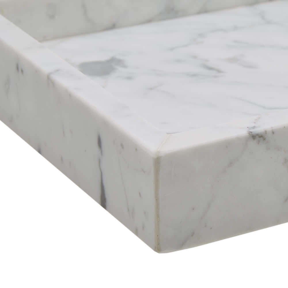 HAY Small Marble Tray Carrara Marble | END.