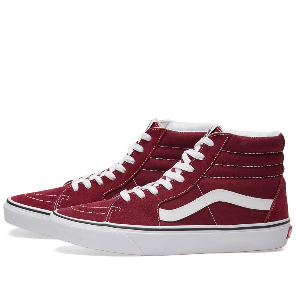 Vans SK8-Hi Burgundy & True White | END. (Europe)