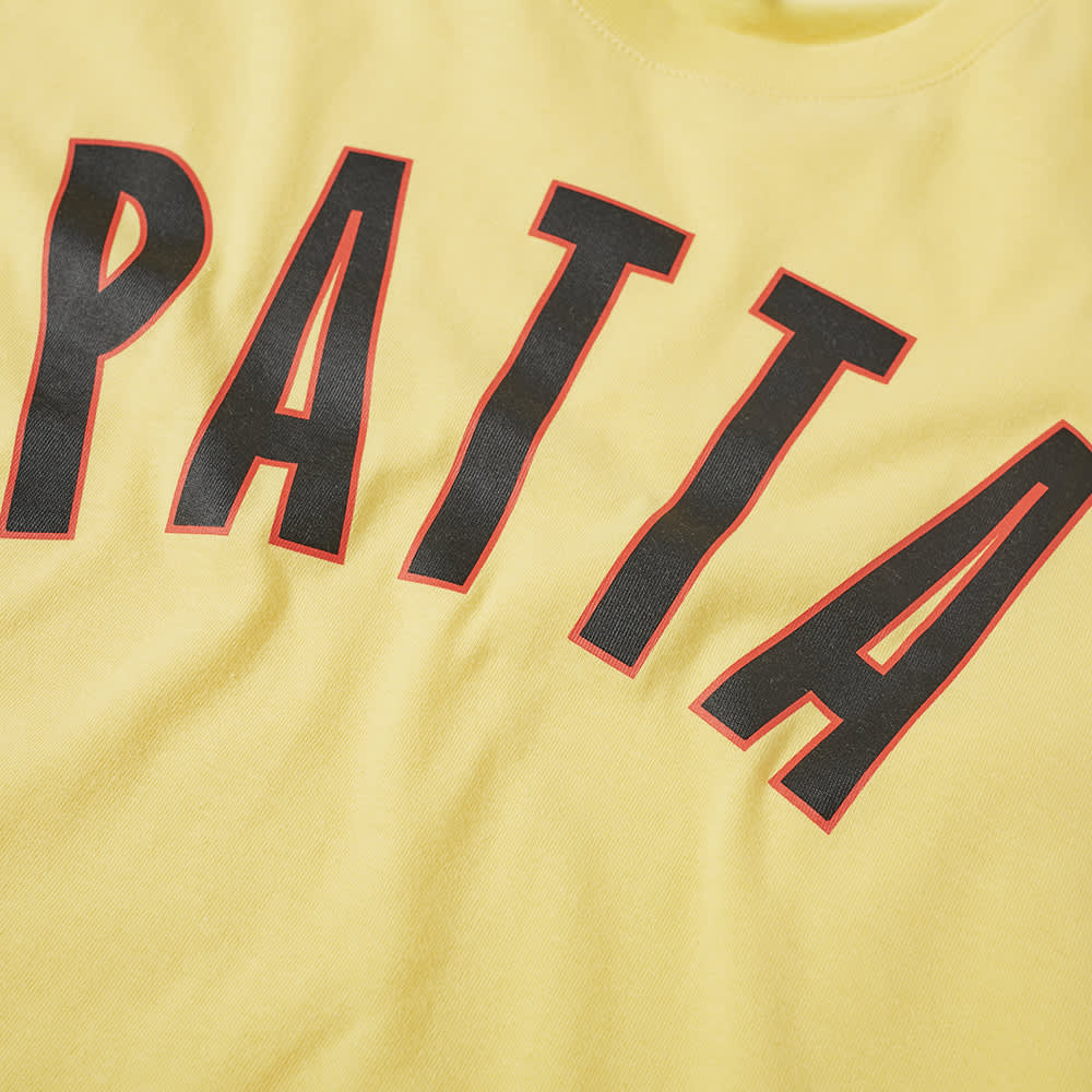 Patta Long Sleeve Curve Logo Tee Lemon Drop END AU patta-long-sleeve-curve-logo-tee-lemon-drop-end-au