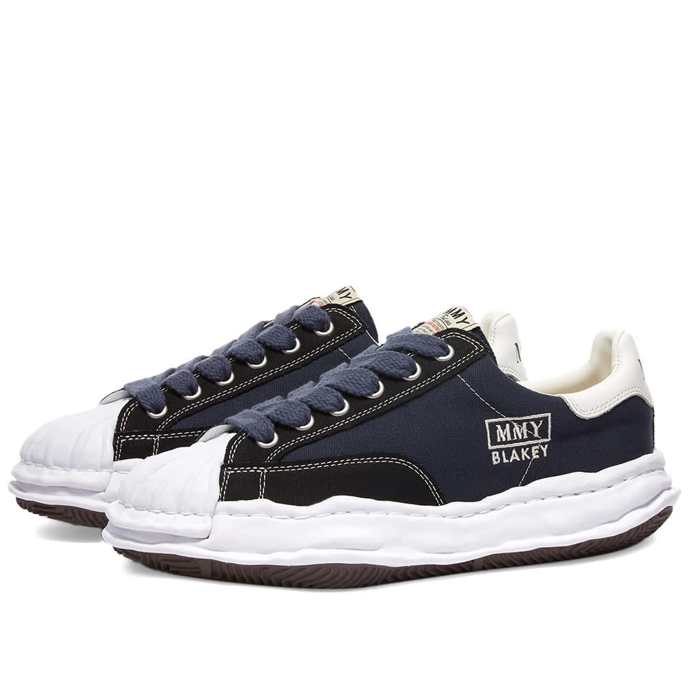 Maison MIHARA YASUHIRO Blakey Low Original Sole Canvas Sneaker Black | END.