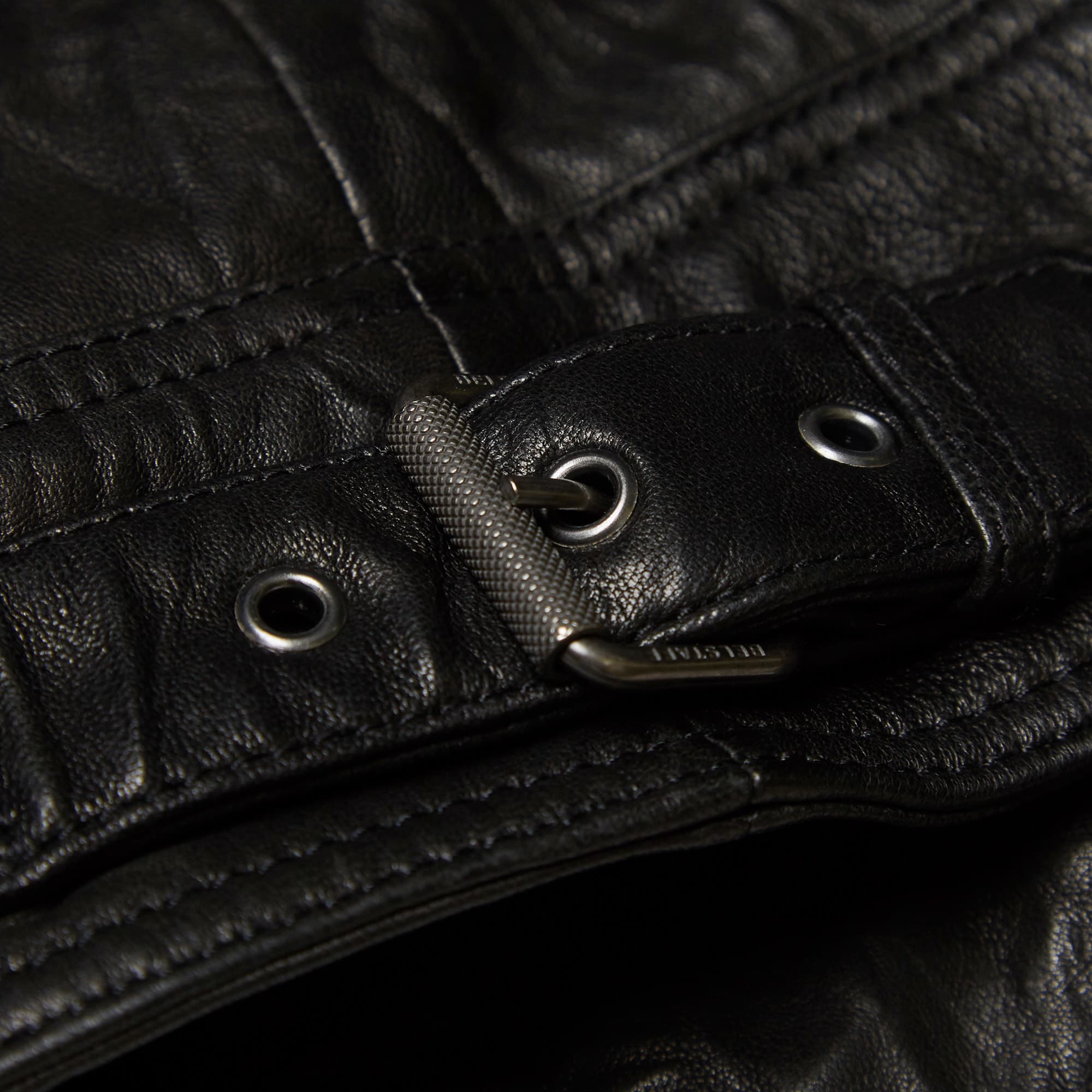 Belstaff K Racer Tumbled Leather Jacket Black | END. (US)