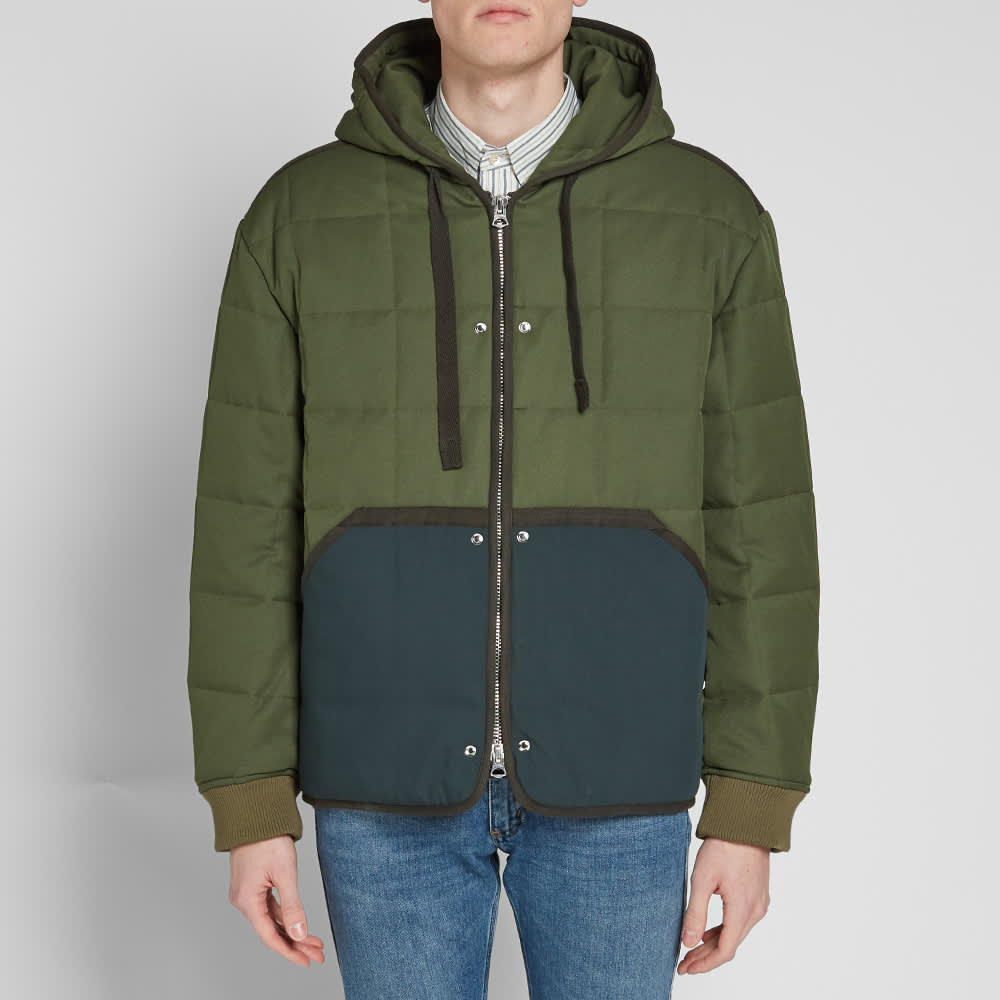 Acne Studios Quilted Jacket Hunter Green | END.