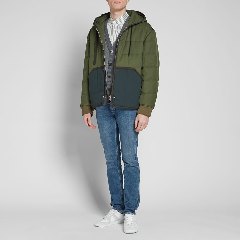 Acne Studios Quilted Jacket Hunter Green | END.
