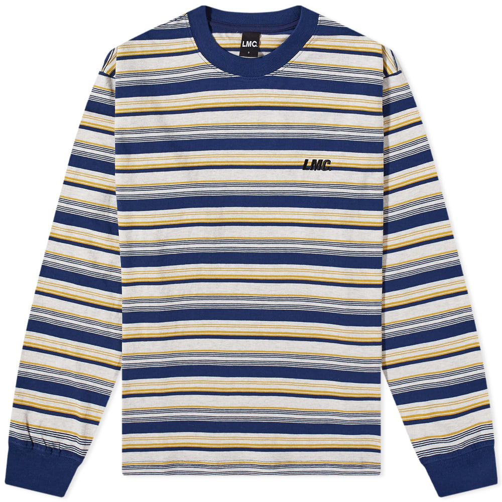 LMC Long Sleeve Multi Stripe Tee Blue | END. (US)