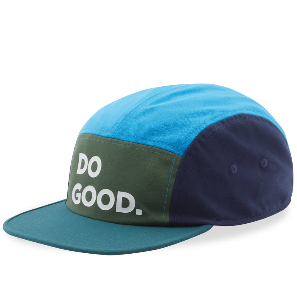 Cotopaxi Do Good 5 Panel Hat Forest & Deep Ocean | END. (Global)