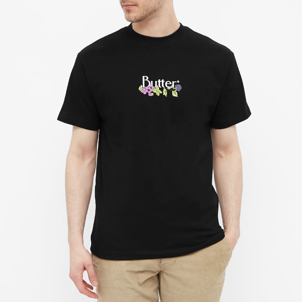 Butter Goods Vine Classic Logo Tee Black | END. (CN)