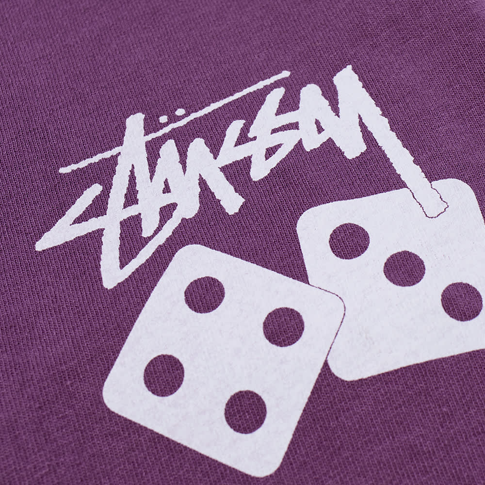 Stussy Dice Pigment Dyed Tee Purple | END. (US)