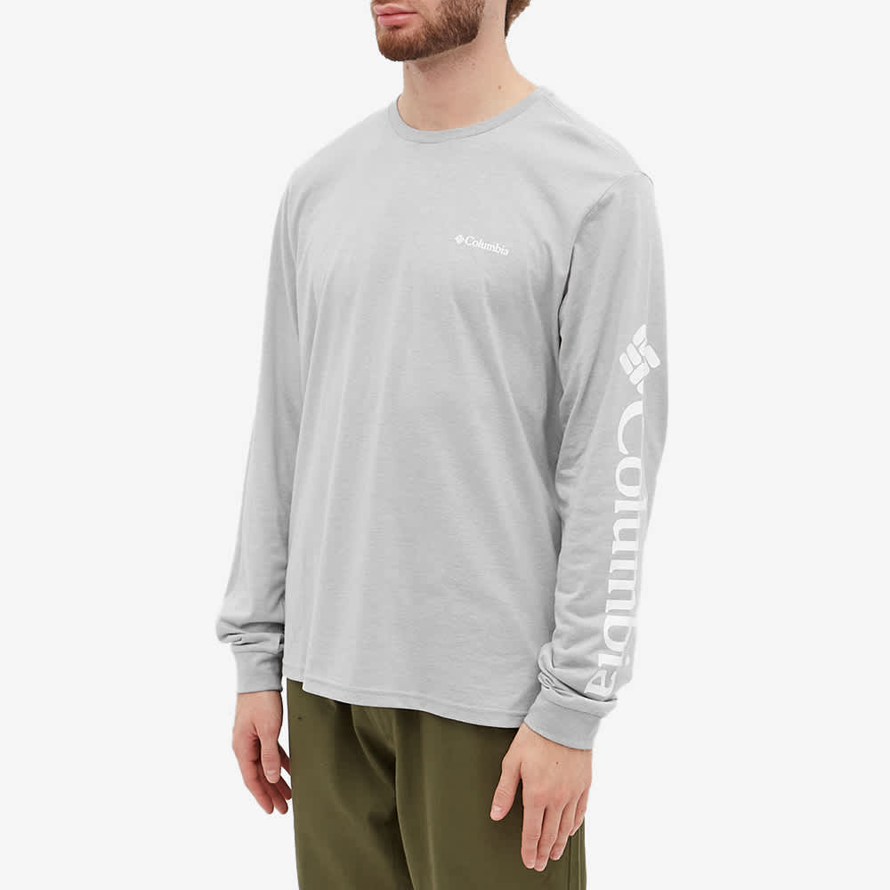 Columbia Long Sleeve CSC Basic Logo Tee Columbia Grey Heather | END. (Europe)