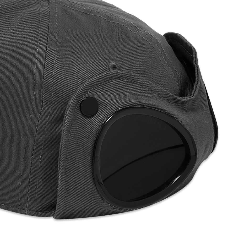 CP Company Logo Goggle Cap Black END cp-company-logo-goggle-cap-black-end
