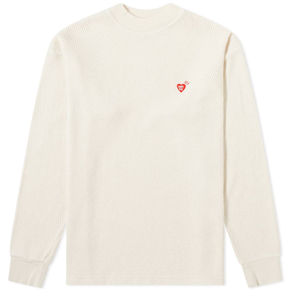 Human Made Long Sleeve Heart Tee White | END. (US)