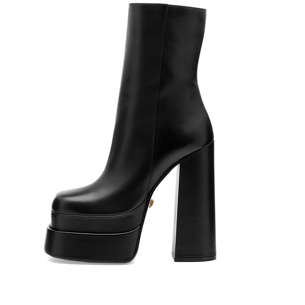 Versace Leather Platform Boot Black | END. (AU)