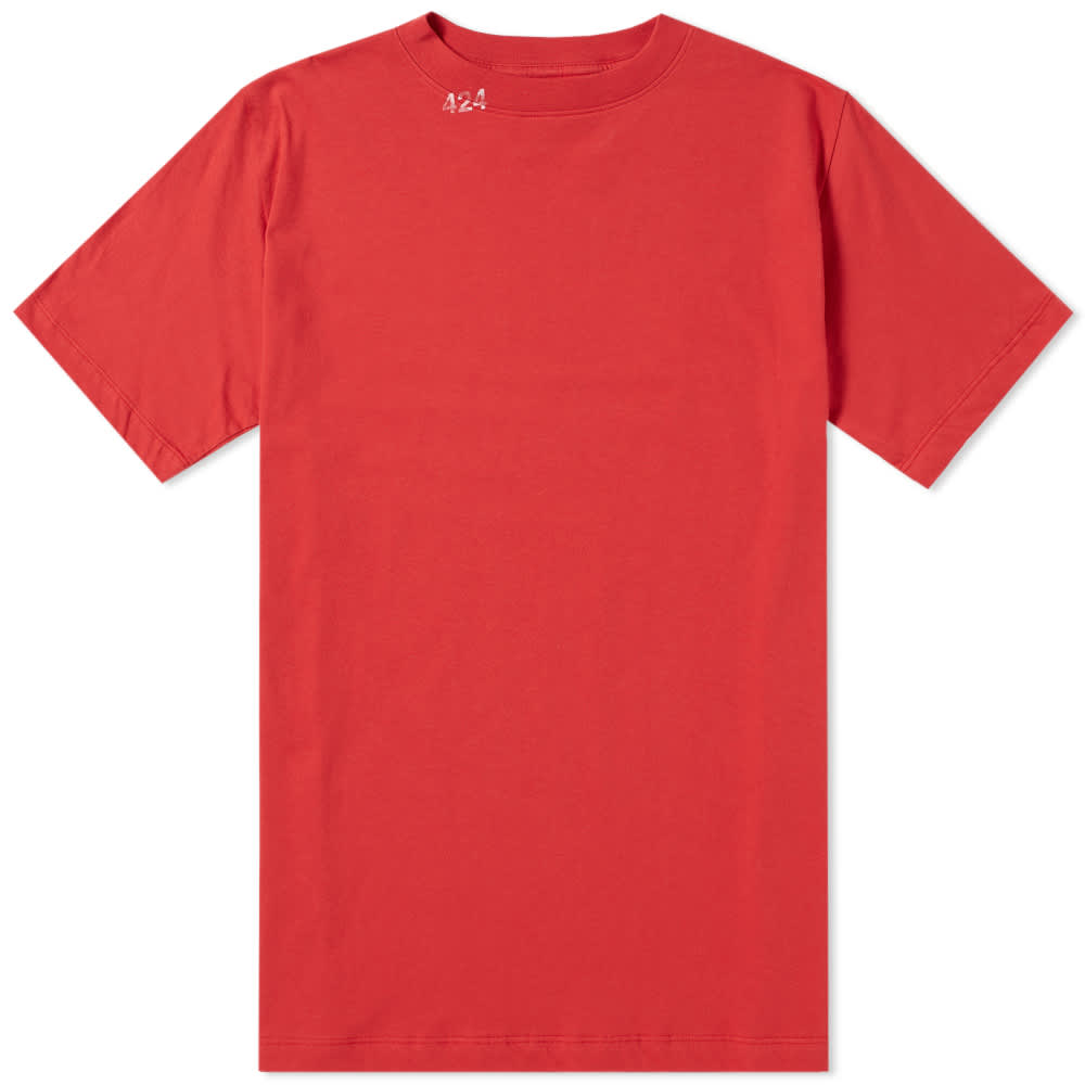 424 Branded Tee Red | END.