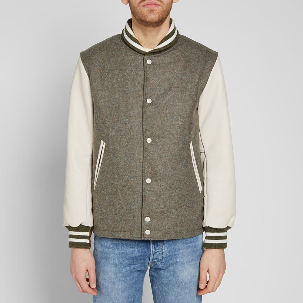 Rag & Bone x Golden Bear Varsity Jacket Hunter Green | END.