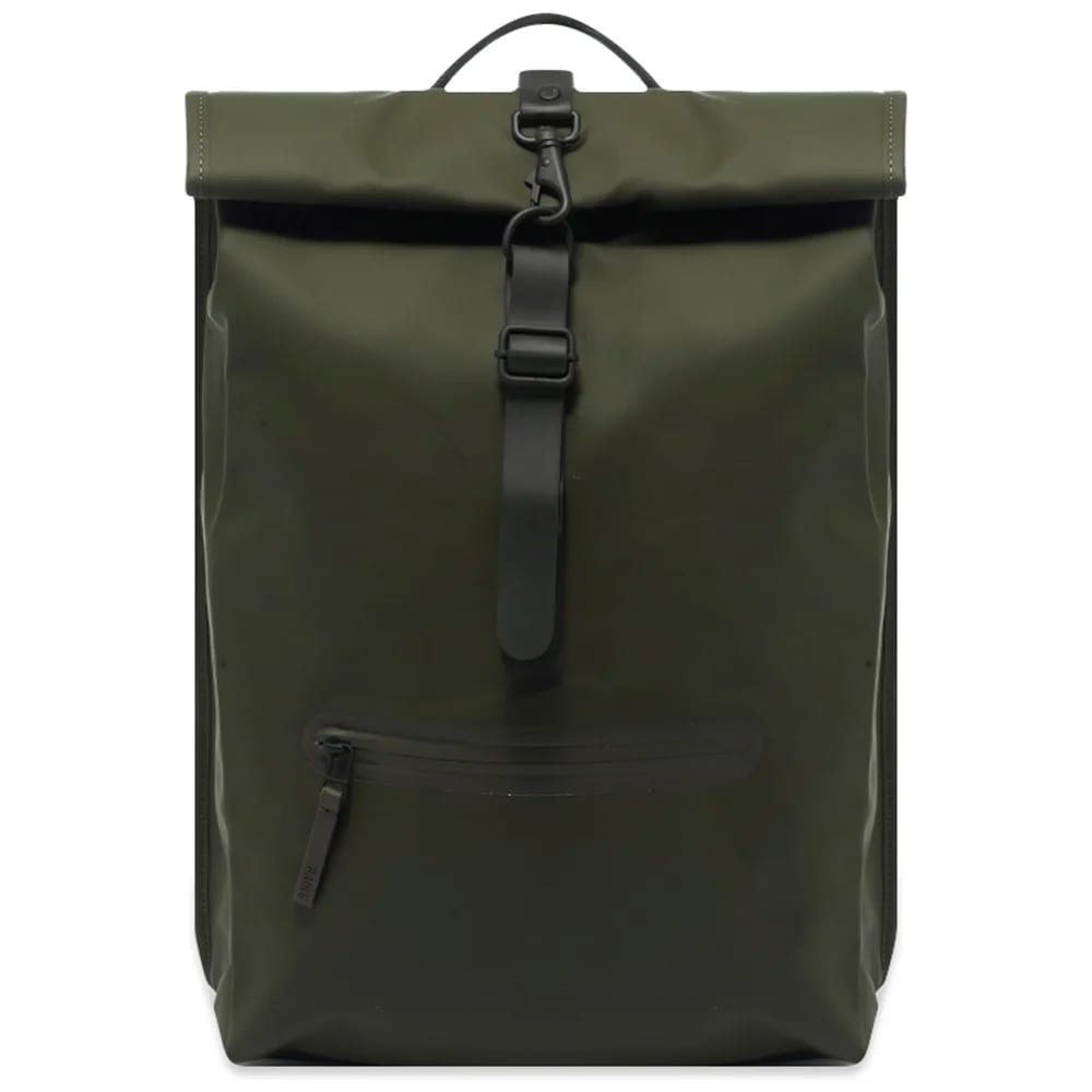 Rains Rolltop Rucksack Green | END. (US)