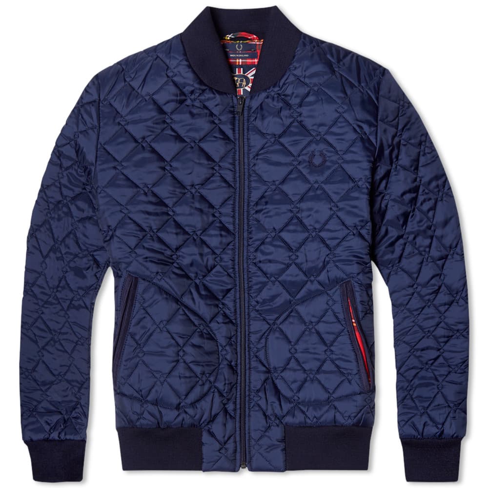 Fred Perry x Lavenham Bomber Jacket Navy | END. (IT)