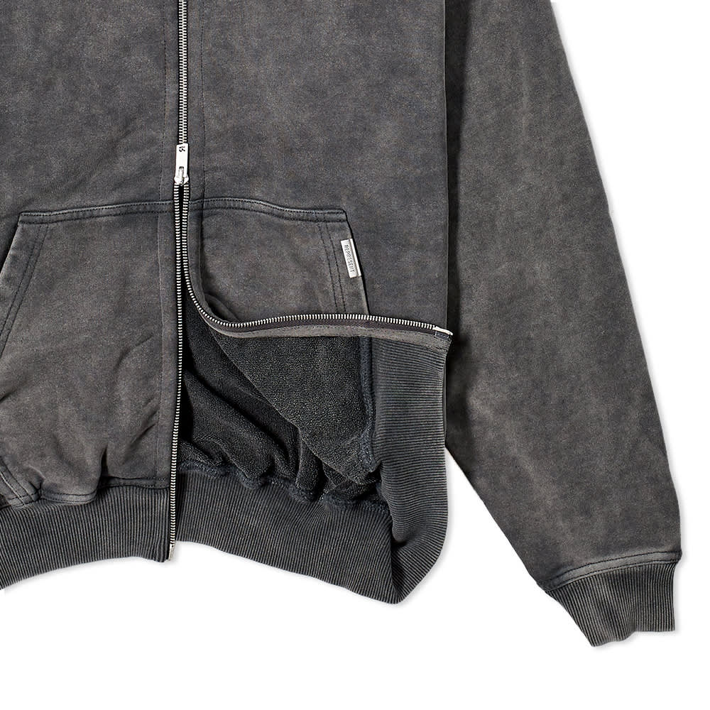 Represent Blank Zip Hoody Vintage Grey | END.