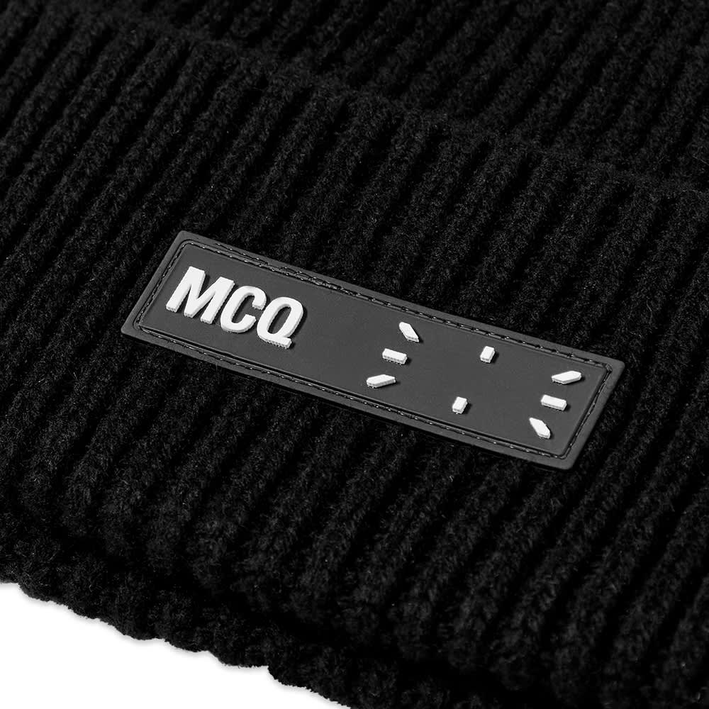 McQ Logo Beanie Darkest Black END NL McQ Logo Beanie Darkest Black END NL