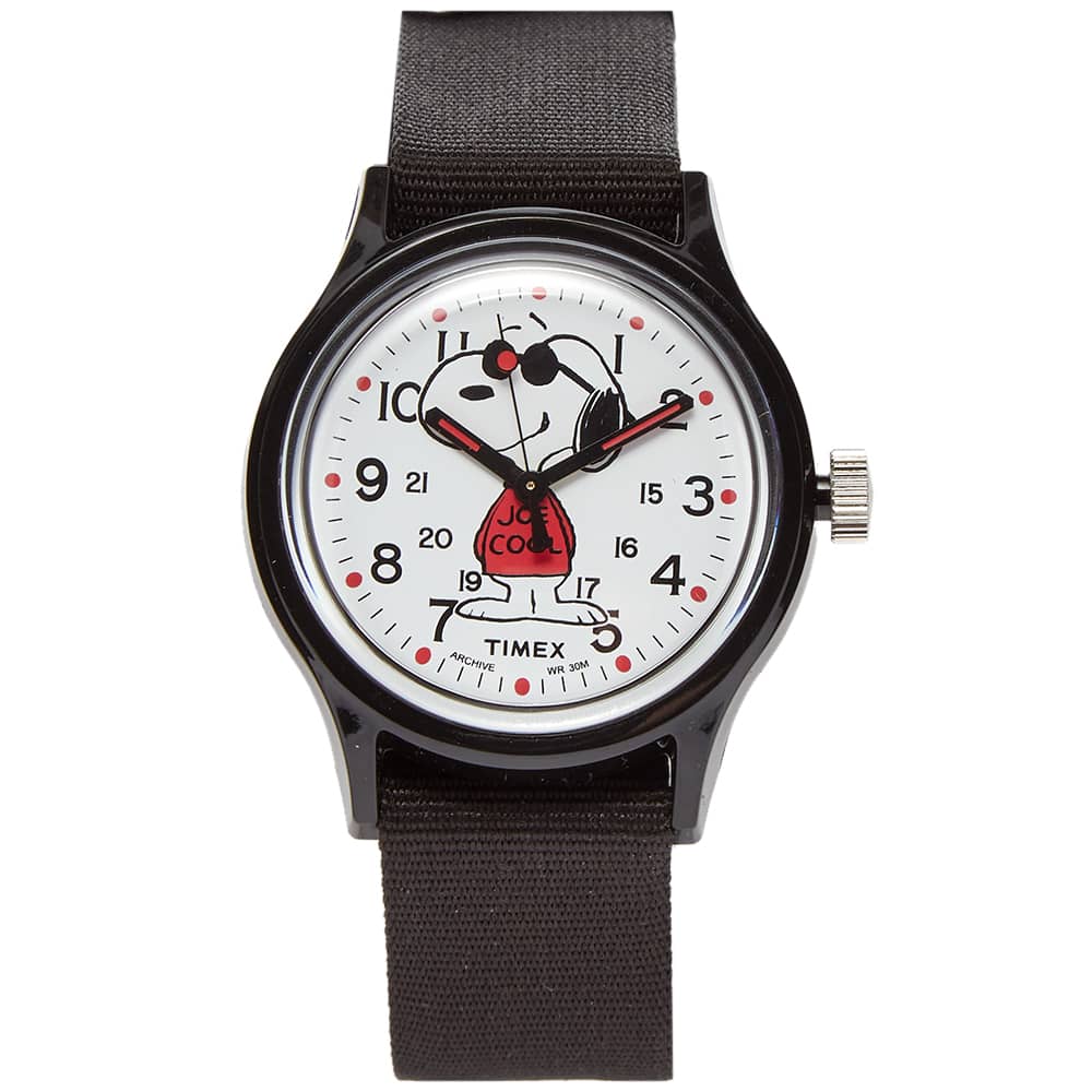 Timex Archive Mk1 Resin Peanuts Edition Snoopy Black & White | END ...
