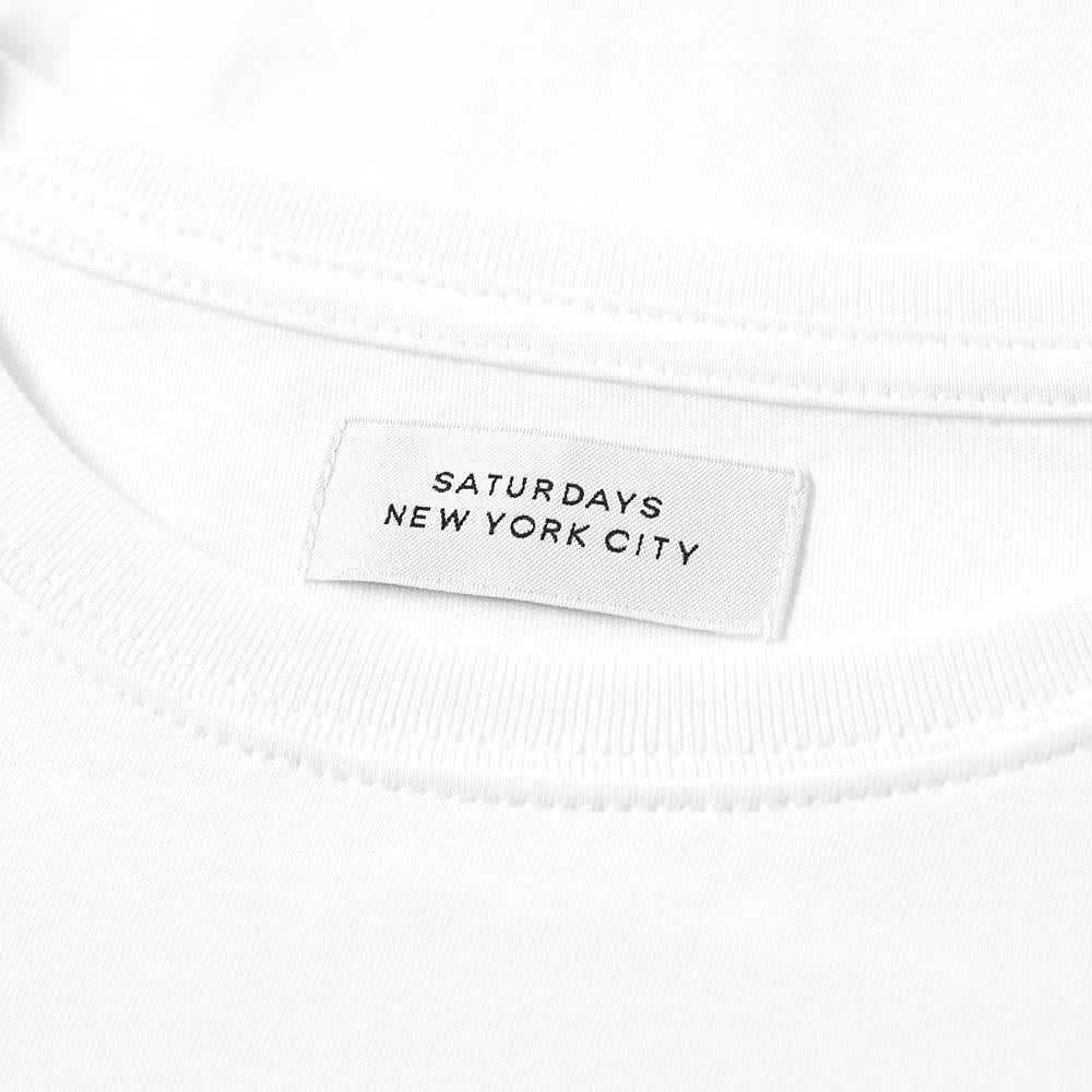 Saturdays NYC Established Box Logo Tee White END KR saturdays-nyc-established-box-logo-tee-white-end-kr