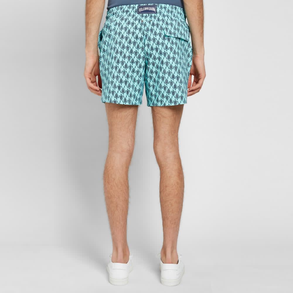 Vilebrequin Moorea Dancing Turtles Swim Short Aqua End Se
