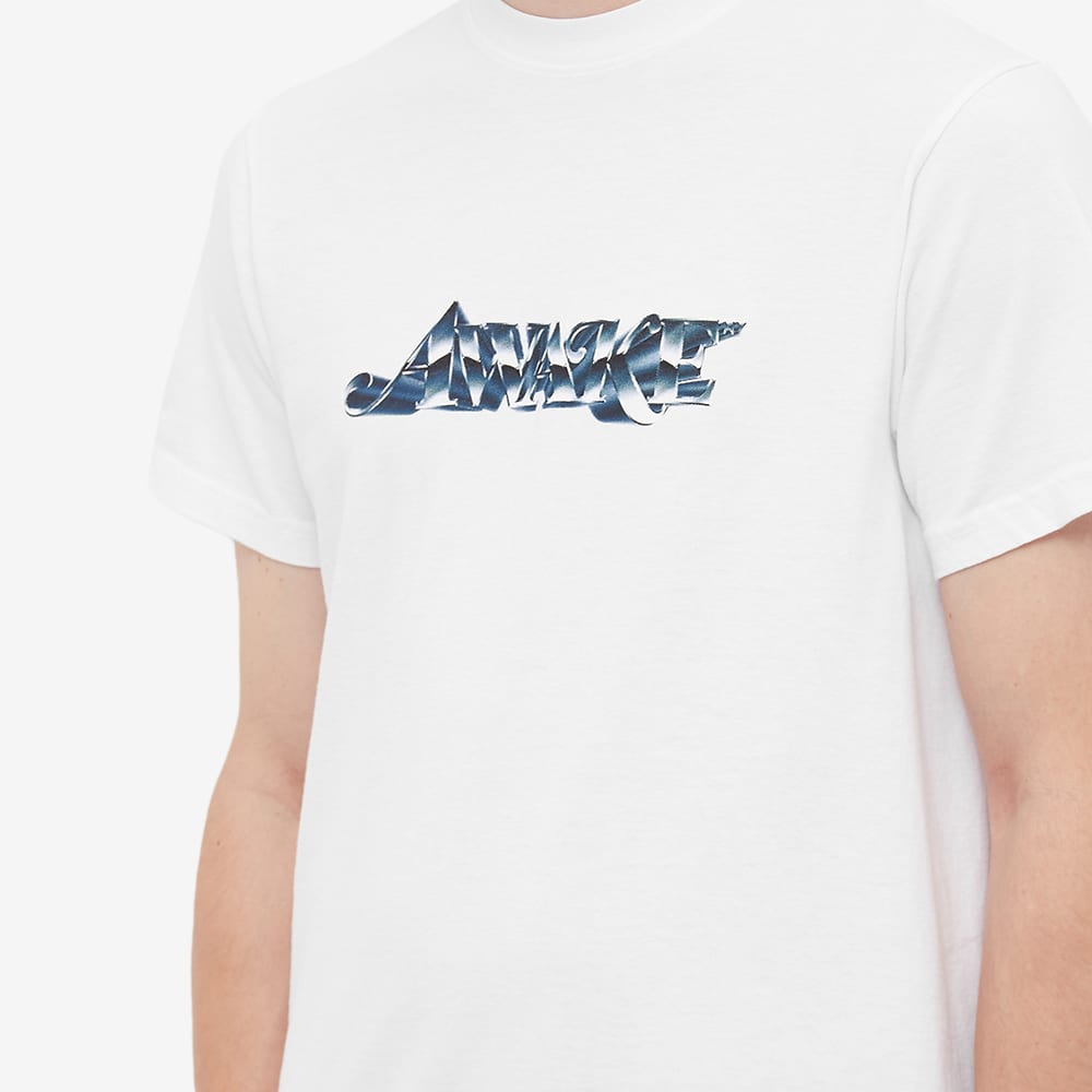 Awake NY Chrome Logo Tee White | END. (TW)