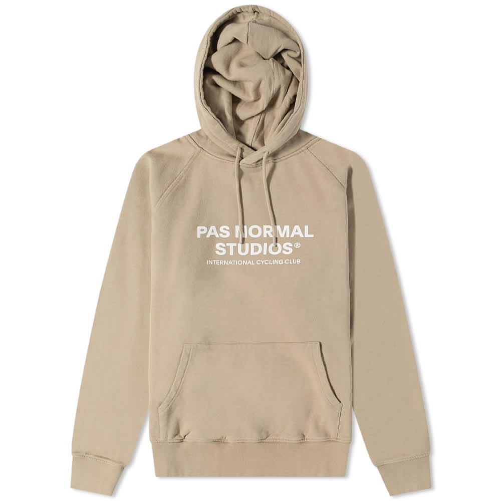 Pas Normal Studios Off-Race Logo Hoody Beige | END. (ES)