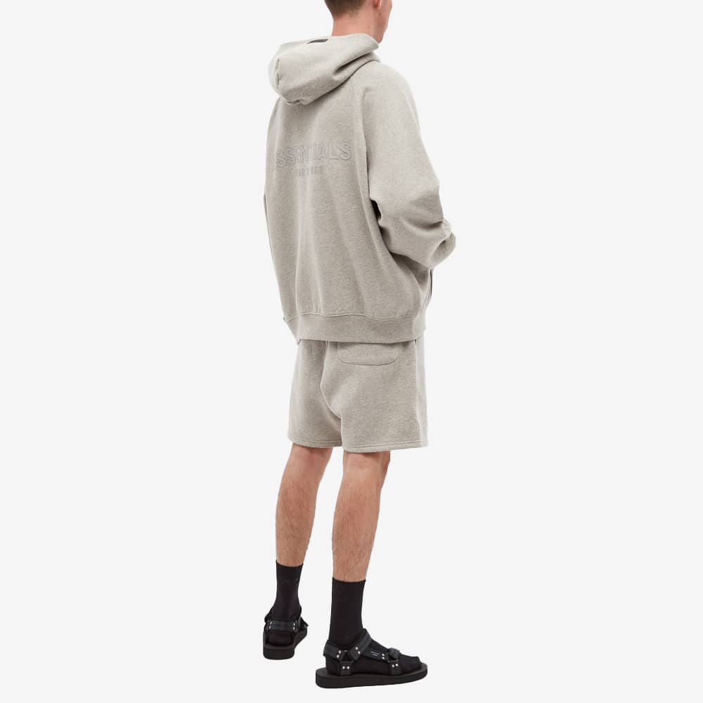 Fear of God ESSENTIALS Pull-Over Hoody Dark Heather Oatmeal | END. (US)