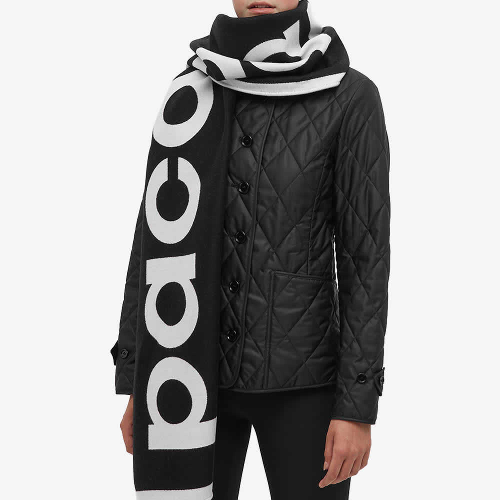 Paco Rabanne Signature Logo Scarf Black | END.