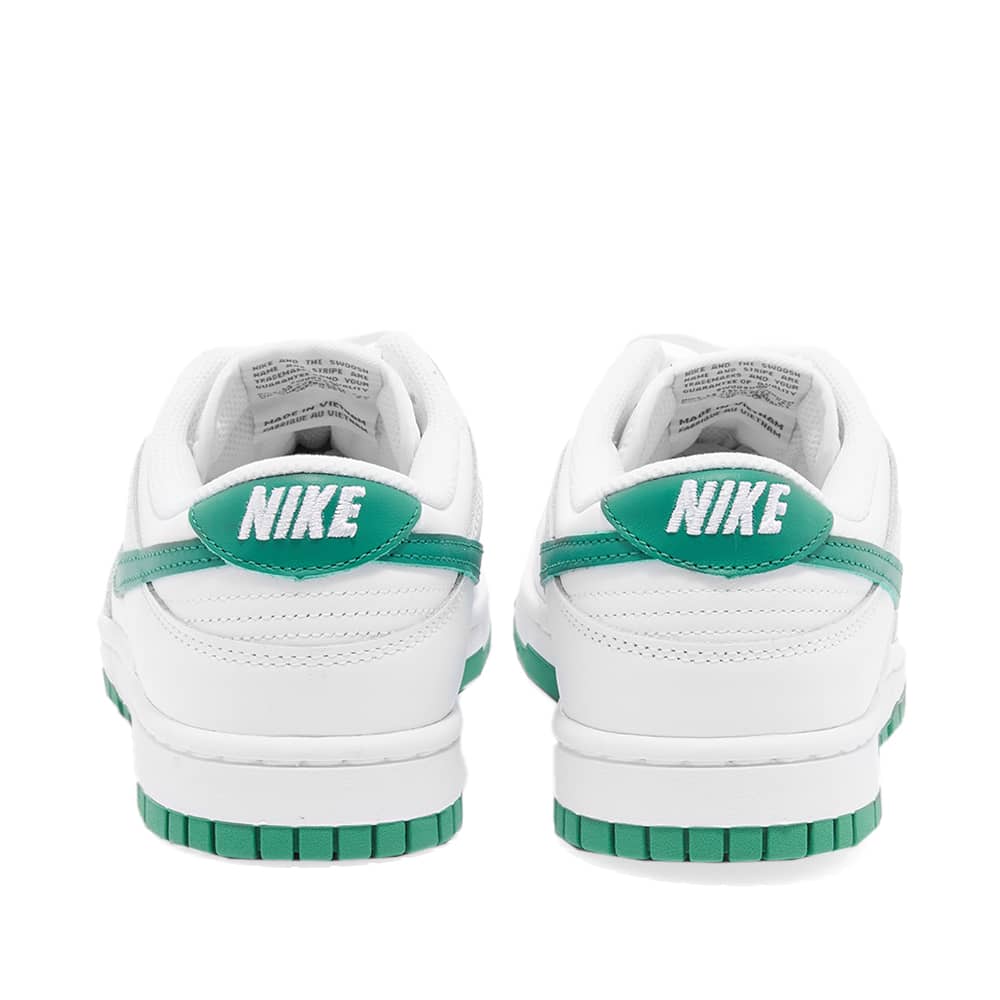 Nike W Dunk Low White & Green Noise | END.