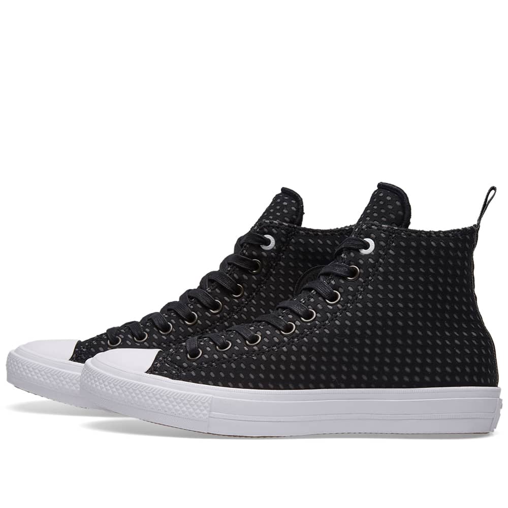 Converse Chuck Taylor Hi Double Layer Black, Thunder & White | END. (BE)