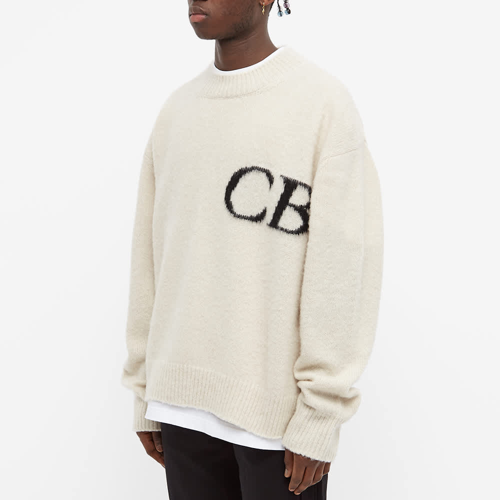 Cole Buxton Intarsia Knit Sweater Natural | END. (CA)