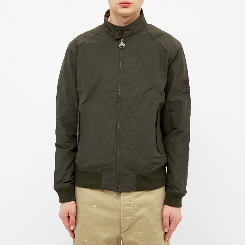 Barbour Steve McQueen Rectifier Harrington Jacket Sage | END.