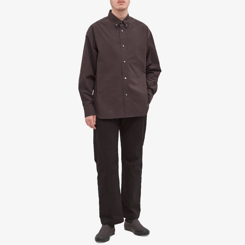 Studio Nicholson Jude Classic Button Down Shirt Black Grape | END. (US)