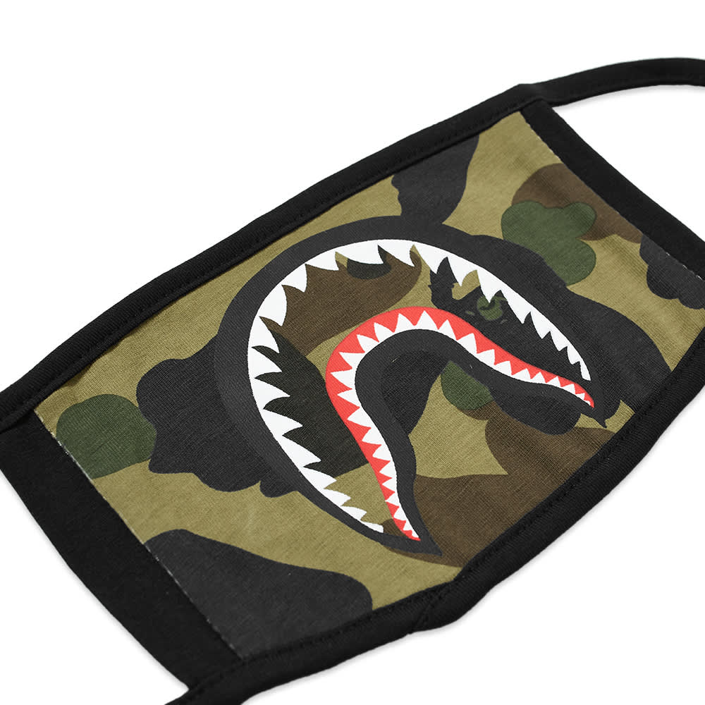 A Bathing Ape 1st Camo Shark Mask Green | END. (UK)