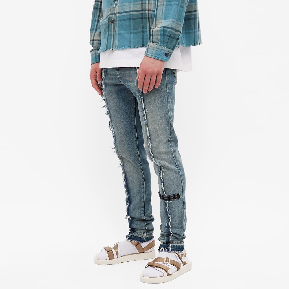 Val Kristopher Raw Badge Jean Blue & Indigo | END. (DE)