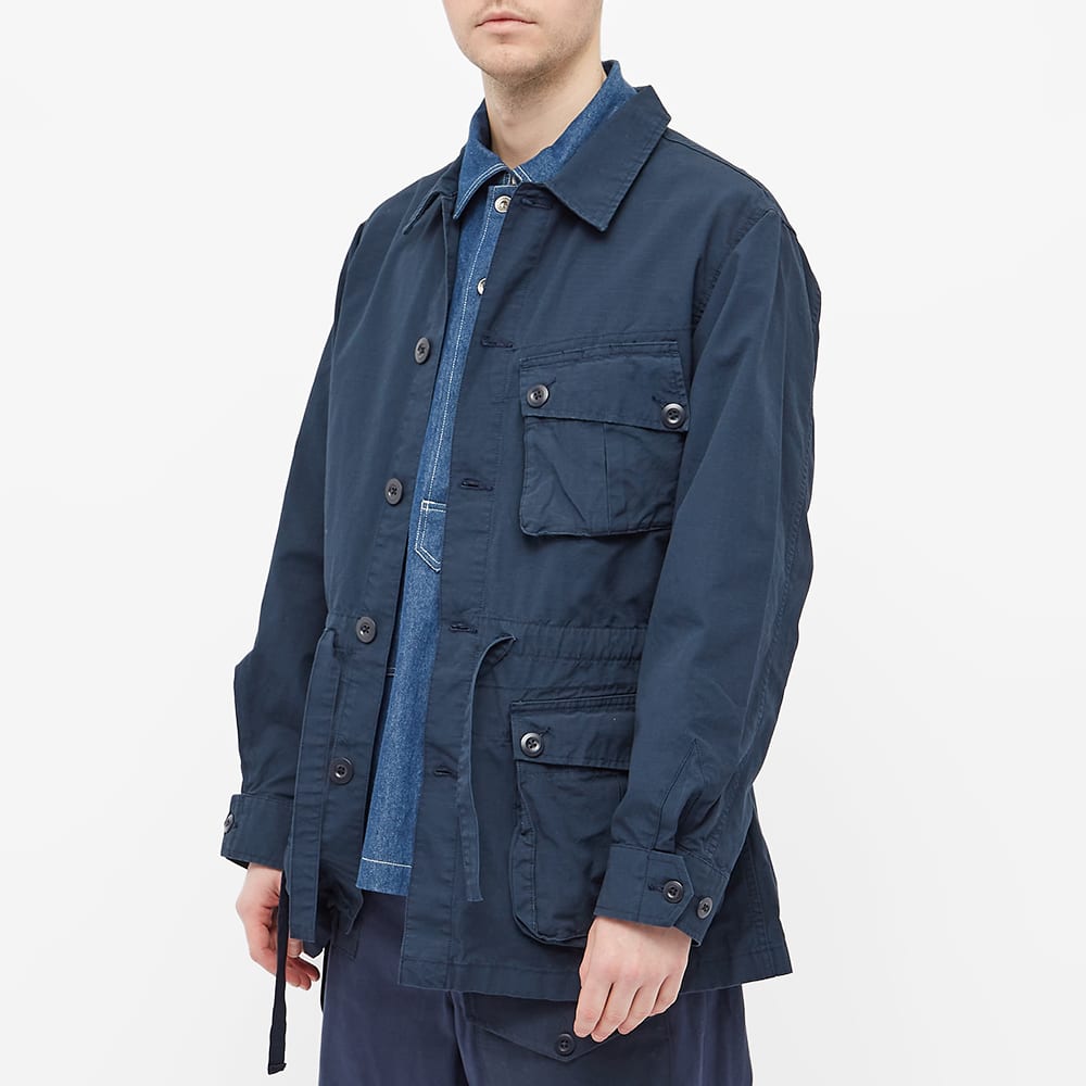 Nigel Cabourn Bush Jacket Black Navy | END.