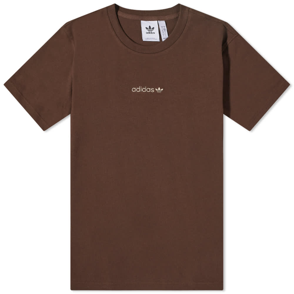 Adidas Logo Tee Brown | END.