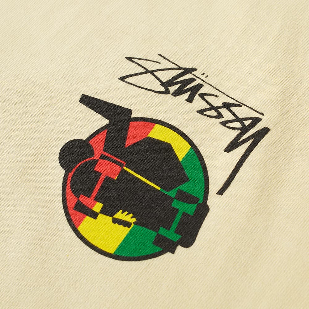 Stussy Rasta Sk8 Pigment Dyed Tee Yellow | END. (UK)